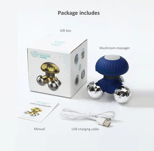 WunderVoX Mushroom Shape Wireless Hand-Held Massager Battery Operated ...