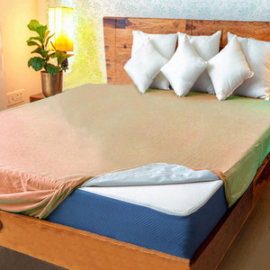 GADDA CO Fitted King Size Breathable Mattress Cover Price in India ...
