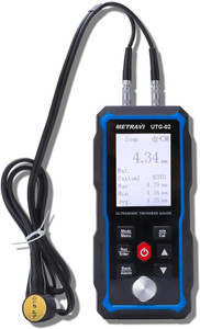 Metravi UTG-02 Ultrasound Thickness Gauge with Rechargeable Battery ...