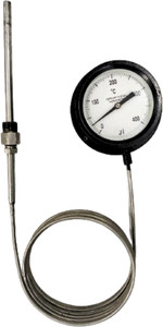 Japsin instrumentation Inert Gas Filled Dial Thermometer, 4" Dial, 400 ...