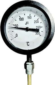 Japsin instrumentation Inert Gas Filled Dial Thermometer, 4" Dial, 300 ...