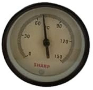 Implemental TEMPERATURE GAUGE BACK CONNECTION (200 °C) Dial Indicator ...