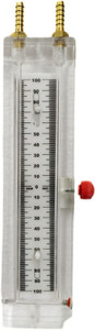 "Ji" Japsin Instrumentation Acrylic U Tube Manometer, 100-0-100 mmWC ...