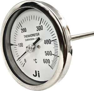 "Ji" Japsin Instrumentation Bi-Metal Thermometer 4'' Analog 0-600C, 15 ...