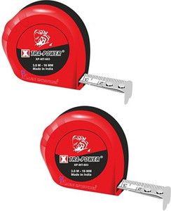 Radesh Carbon Steel Measuring Tape Strip and Belt Clip (3m, white ...