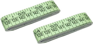 ERHIndia 2 Pcs Tailoring Tape Green Fashion Designing Tool Sewing ...