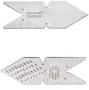 HAMMER MAN Center Gage60DegreeThreadCuttingAngle Gage Stainless Steel ...
