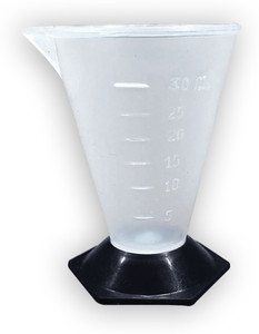 MOWELL Premium Black Base Kitchen Laboratory Measurement Beaker ...