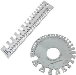 uptotoolsak & Metric Panel Marking Gauge Rectangular Wire Gauge &SWG ...