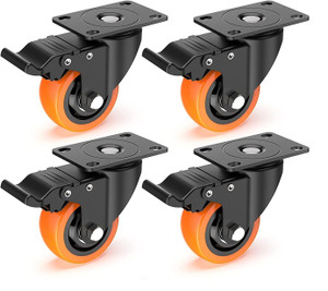 SMP product 2INCH Rotating Polyurethane Wheels For Cooler Stands, Sofas ...