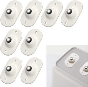 JIYAENTERPRISES 8pcs 360 Degree Rotation Pulley Universal Bottom Wheels ...