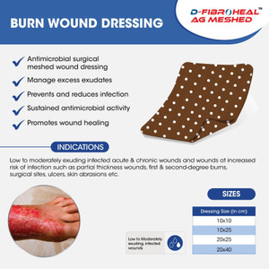 D-Fibroheal Meshed Interactive dressings Medical Dressing Price in ...