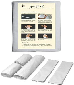 manushya life Advance Wet Pack cotton Patti for Body Detox Satvic ...