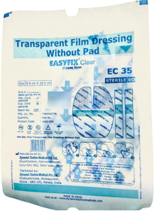Dyna EasyFix Clear Transparent Film Dressing Without Pad EC 35 8.5 CM ...