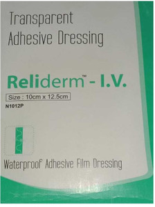 Curelife Relidrem-IV Transparent Film Dressing (10x12.5cm) (Pack of 10 ...