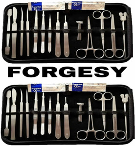 Forgesy DISSECTION KIT555 Utility Forceps(PINK NEEDLE) combo Utility ...
