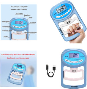 Innosol Digital Hand Grip Strength Measurement Device Dynamometer ...