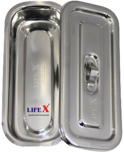 Lifex 8" x 3" Instrument Tray with Lid | Catheter Tray | Surgical Tray ...