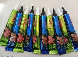 Neha Herbals NEHA FAST TUBE 5PCS RED AND 5PCSBLACK TUBE Natural Mehendi ...