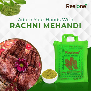 realone Rachni Nature Based Natural Mehendi Powder-200g Natural Mehendi ...