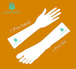 Naagvanshi Acrylic Mehndi Practice Hands and Legs (Set of 2) – White ...