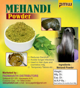 PMW Natural Mehandi Powder -Gorintaku - For Skin & Hair - 1 Kilo (sv ...