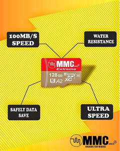 MMC super MMC 128GB MICRO9SD CARD 128 GB MicroSD Card UHS Class 1 100 ...