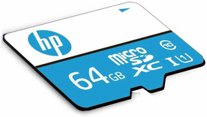 HP MSDCWAU1-64GB U1 64 GB MicroSD Card Class 10 100 MB/s Memory Card ...