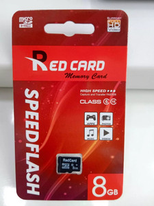 CTS RedCard8_1 SPEED FLASH 8 GB MicroSD Card Class 10 654 MB/s Memory ...
