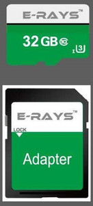 E-Rays Green 32 GB MicroSD Card Class 10 10 MB/s Memory Card - E-Rays ...