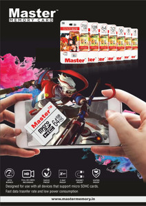 Master Memory Memory Card 8 GB Memory Card 8 GB 8 GB MicroSD Card Class ...