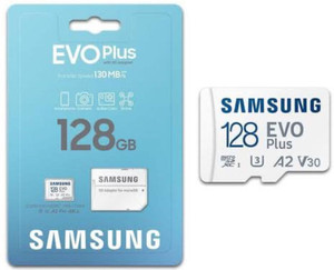 SAMSUNG 128GB MEMORY CARD EVO PLUS CL-10 2 128 GB MicroSDHC Class 10 ...