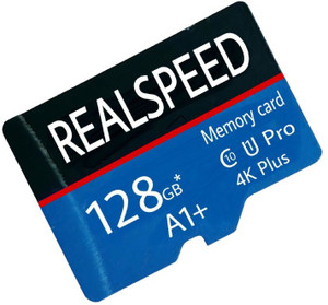 Realspeed 128GB 4K 128 GB MMC Micro Card Class 10 130 MB/s Memory Card ...