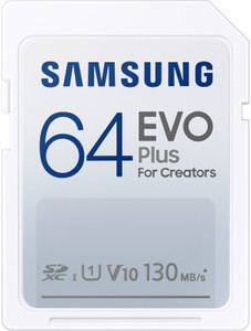 SAMSUNG EVO Plus 64 GB SDHC Class 10 130 MB/s Memory Card - SAMSUNG ...
