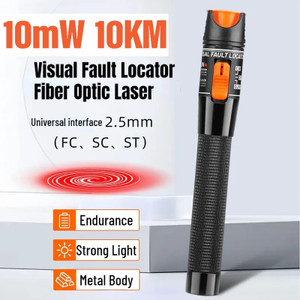 BALRAMA 10KM 10mW Visual Fault Locator Fiber Optic Cable Tester VFL ...