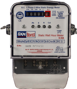 SKN Bentex AC Single Phase Static Energy Counter Display Metal ...