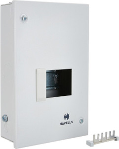 HAVELLS 4 WAY SPN Single door DB box Metal Electrical Box Price in ...
