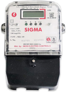 Smuf Sigma Digital Display Submeter Single Phase 2 Wire Metal ...
