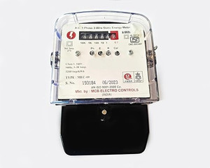 SS Traders Single Phase AC Sub Meter 2 Wire Electrical Energy KWH Meter ...