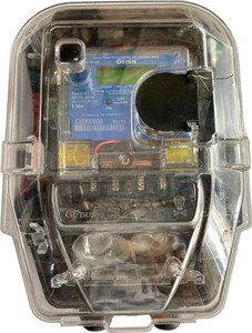 Genus 1 Phase Electrical LCD Display Sub Meter With Safety Box 2 Wire 5 ...