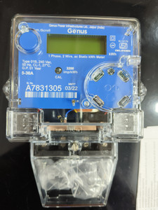 Genus 1 phase energy meter Metal Electrical Box Price in India - Buy ...