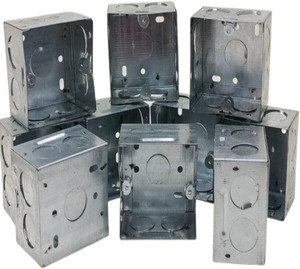 Urania 1/2 Module Gi Box 10 Nos. Metal Electrical Box Price in India ...