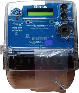 Genus 3Phase 4 wire meter amps Metal Electrical Box Price in India ...