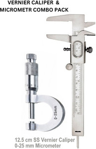 BALRAMA 2pc Combo 125 mm Slide Wheel SS Vernier Caliper + 25 mm ...