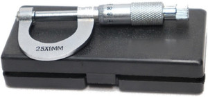 BALRAMA 25x1 Micrometer Brass with Nickel Buffing 25 mm SS Thread 25 mm ...