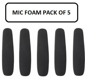 KH Foam Microphone Cover for Shotgun Condenser Microphone Pack of 5 Mic ...