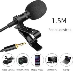 NKKL Professional Metal Clip Mic For Youtube ,Voice Recording ,DSLR ...