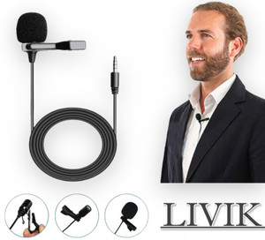 LIVIK High Quality 3.5mm Microphone For Youtube | Collar Mike for Voice ...