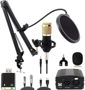 Urban Infotech Full Studio Mic Set Bm 800 Condenser Mic for Recording ...