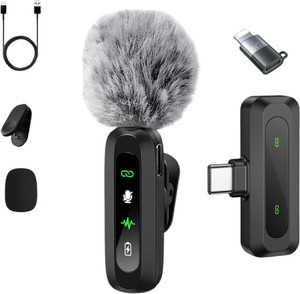 GADGETSWEAR Wireless Lavalier Microphone, Noise Cancelling for iPhone ...